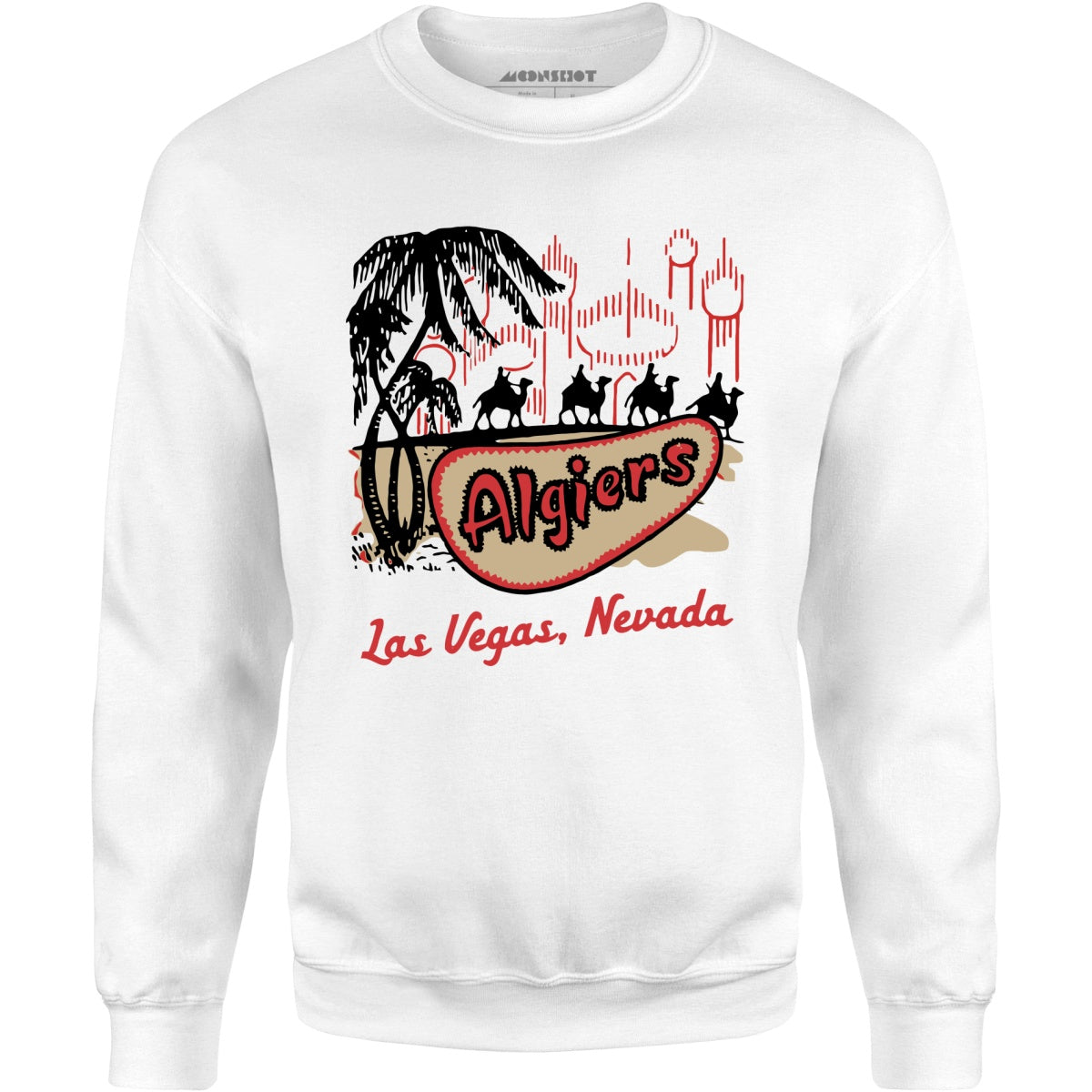 Algiers Hotel v2 - Vintage Las Vegas - Unisex Sweatshirt – m00nshot