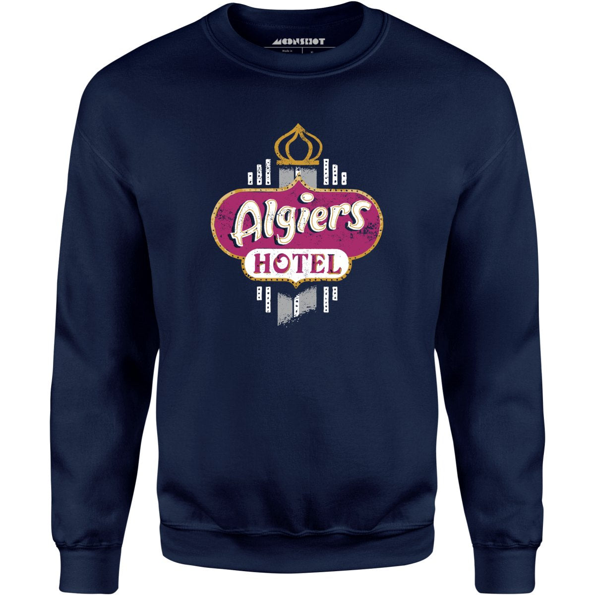 Algiers Hotel - Vintage Las Vegas - Unisex Sweatshirt – m00nshot