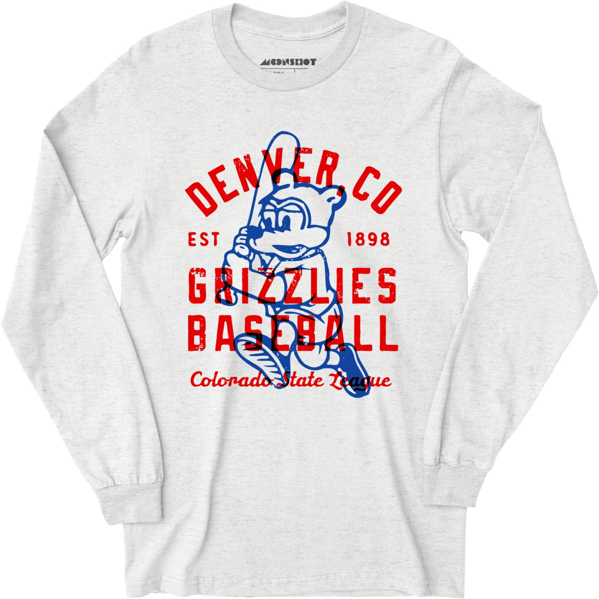 Denver Grizzlies Colorado Vintage Defunct Baseball Teams Long