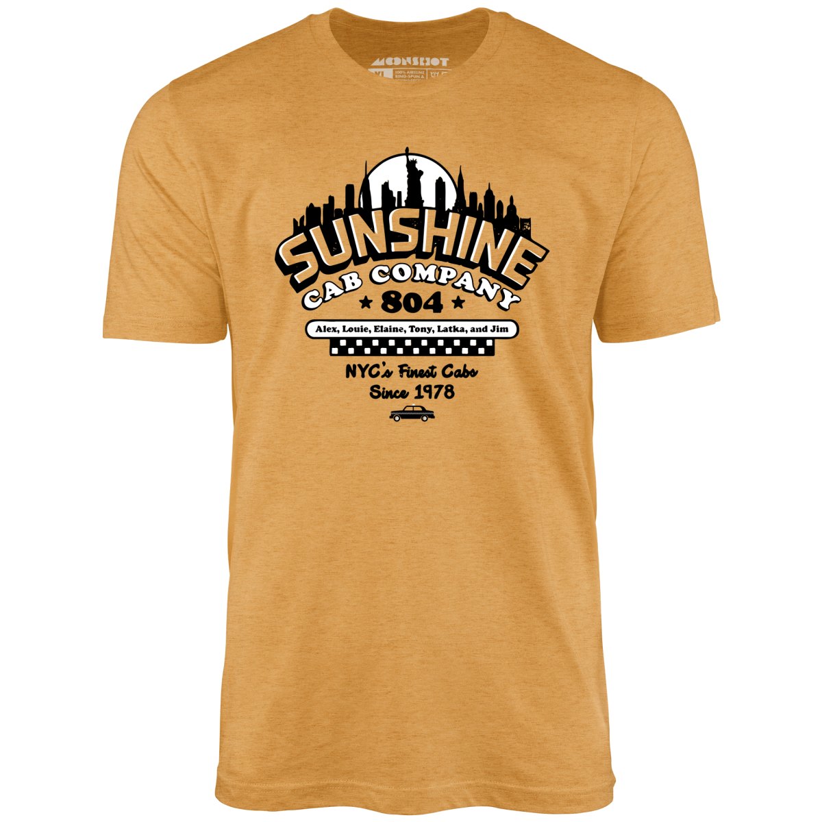 Sunshine Cab Company - New York City - Unisex T-Shirt – m00nshot