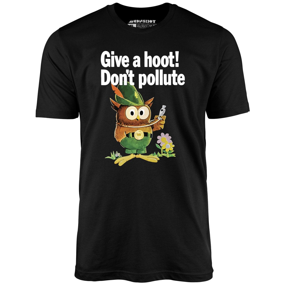 Give a Hoot Don't Pollute - Woodsy Owl Retro - Unisex T-Shirt – m00nshot