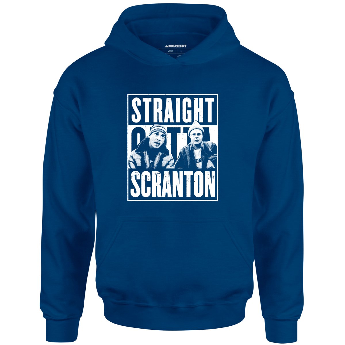 Straight Outta Scranton - Lazy Scranton - Unisex Hoodie – m00nshot