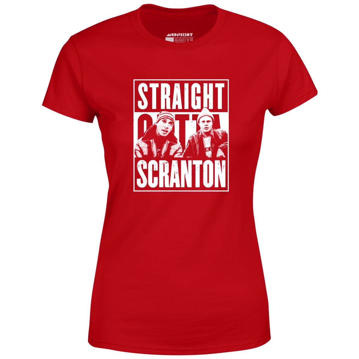 Straight Outta Scranton - Lazy Scranton - Women's T-Shirt – m00nshot