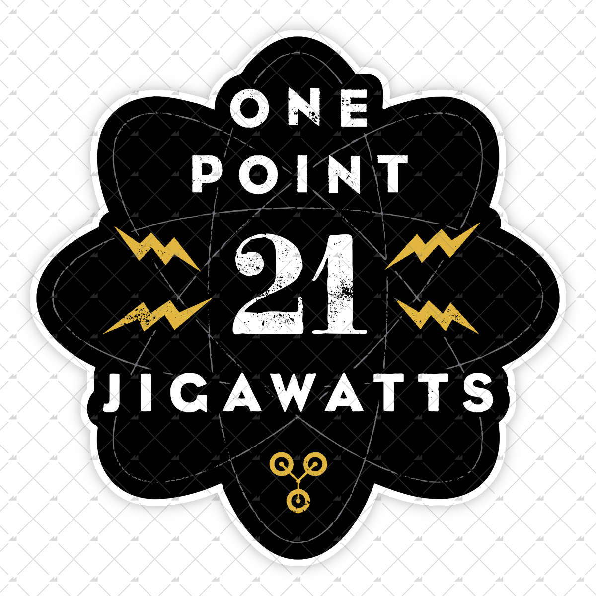 1.21 Jigawatts - Sticker – m00nshot