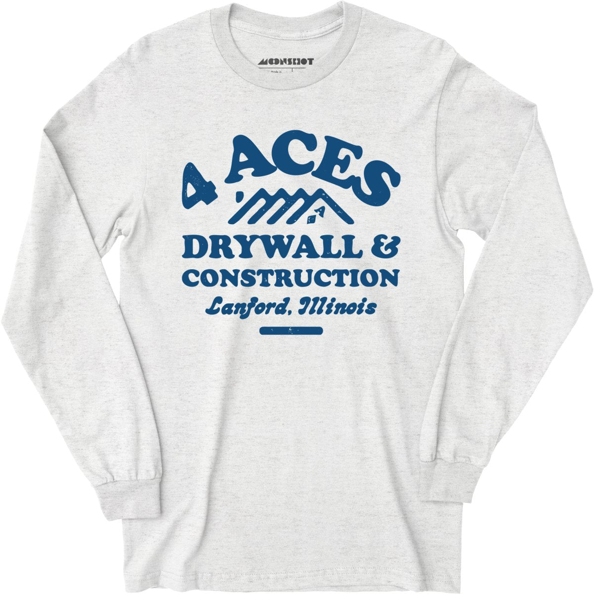 4 Aces Construction - Long Sleeve T-Shirt – m00nshot