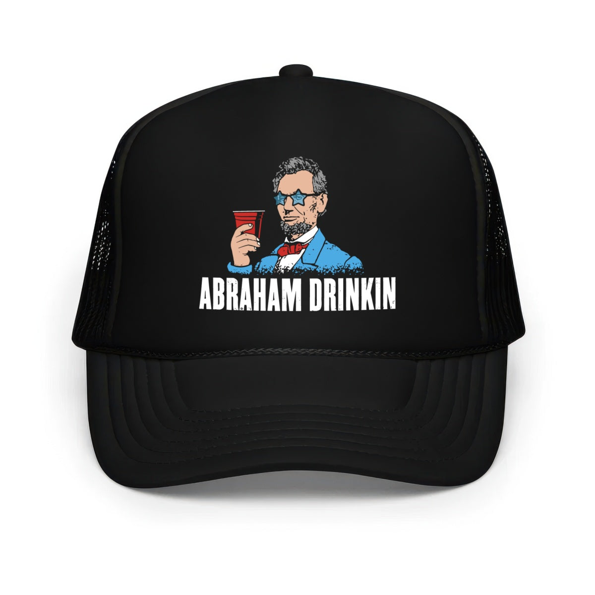 Abraham Drinkin - Classic Foam Trucker Hat – m00nshot