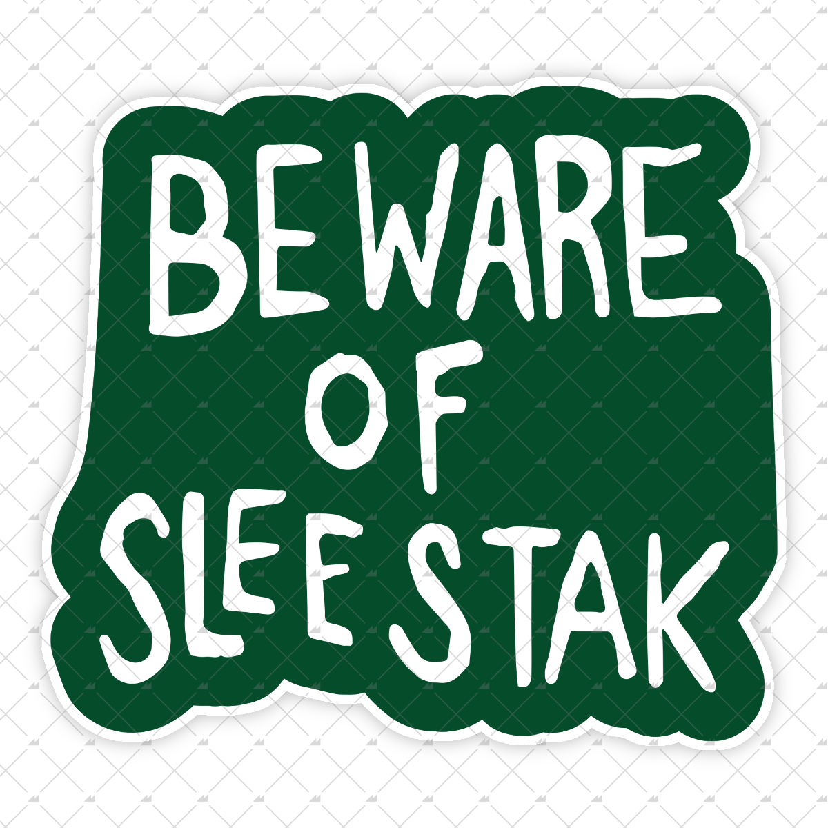 Beware of Sleestak - Sticker – m00nshot