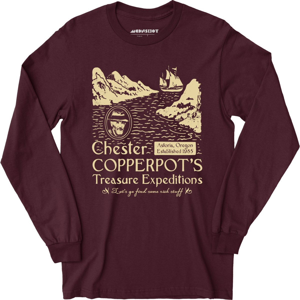Chester Copperpot's Treasure Expeditions - Long Sleeve T-Shirt – m00nshot