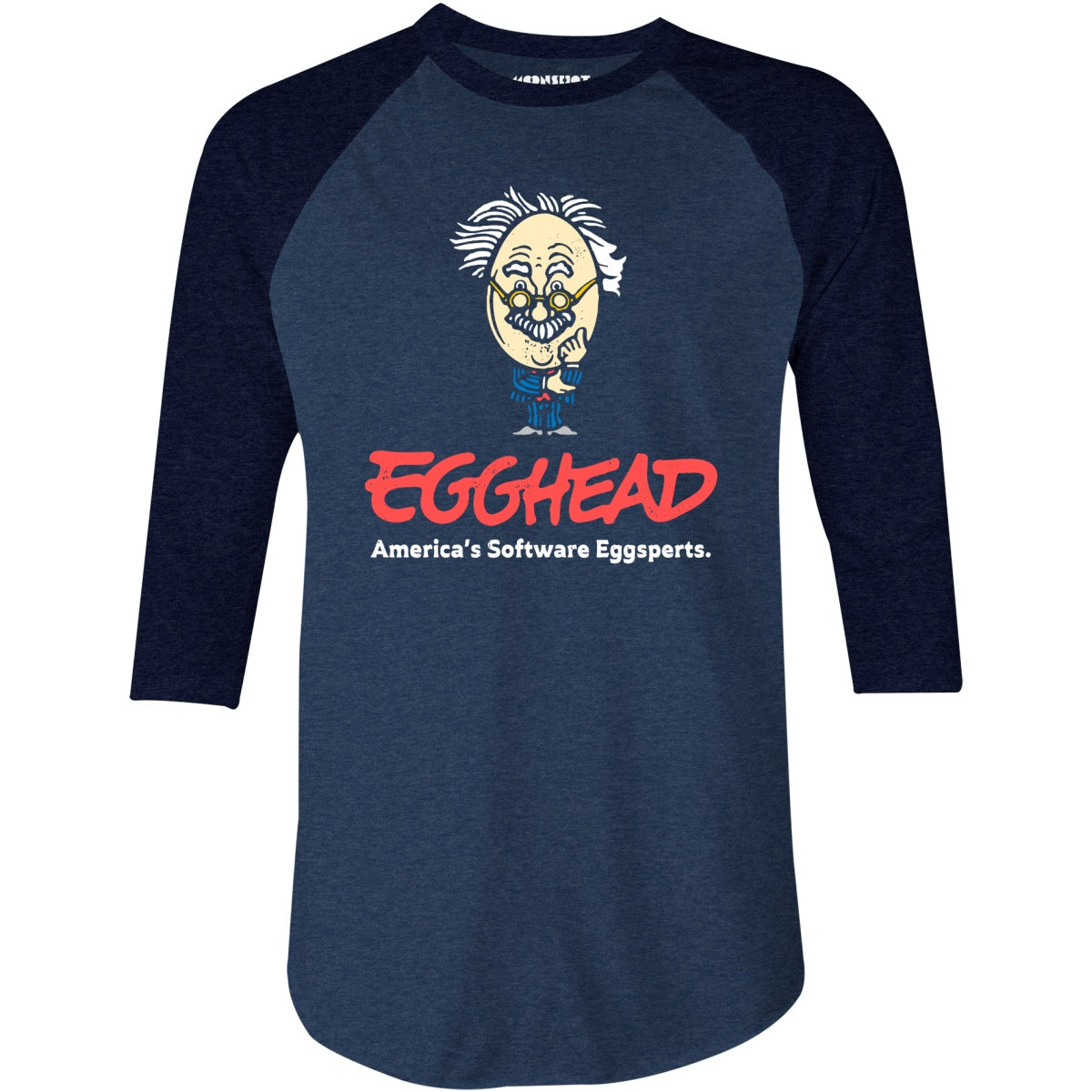 Egghead Software - Defunct Software Store - 3/4 Sleeve Raglan T-Shirt ...