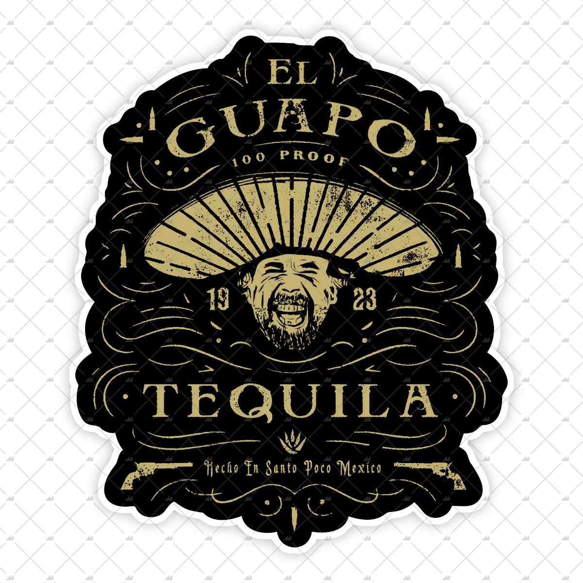 El Guapo Tequila - Sticker – m00nshot