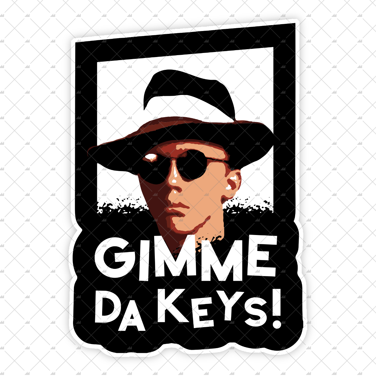 Gimme Da Keys - Sticker – m00nshot