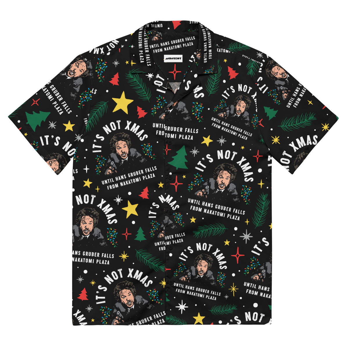 Hans Gruber Christmas - Button Up Shirt – m00nshot