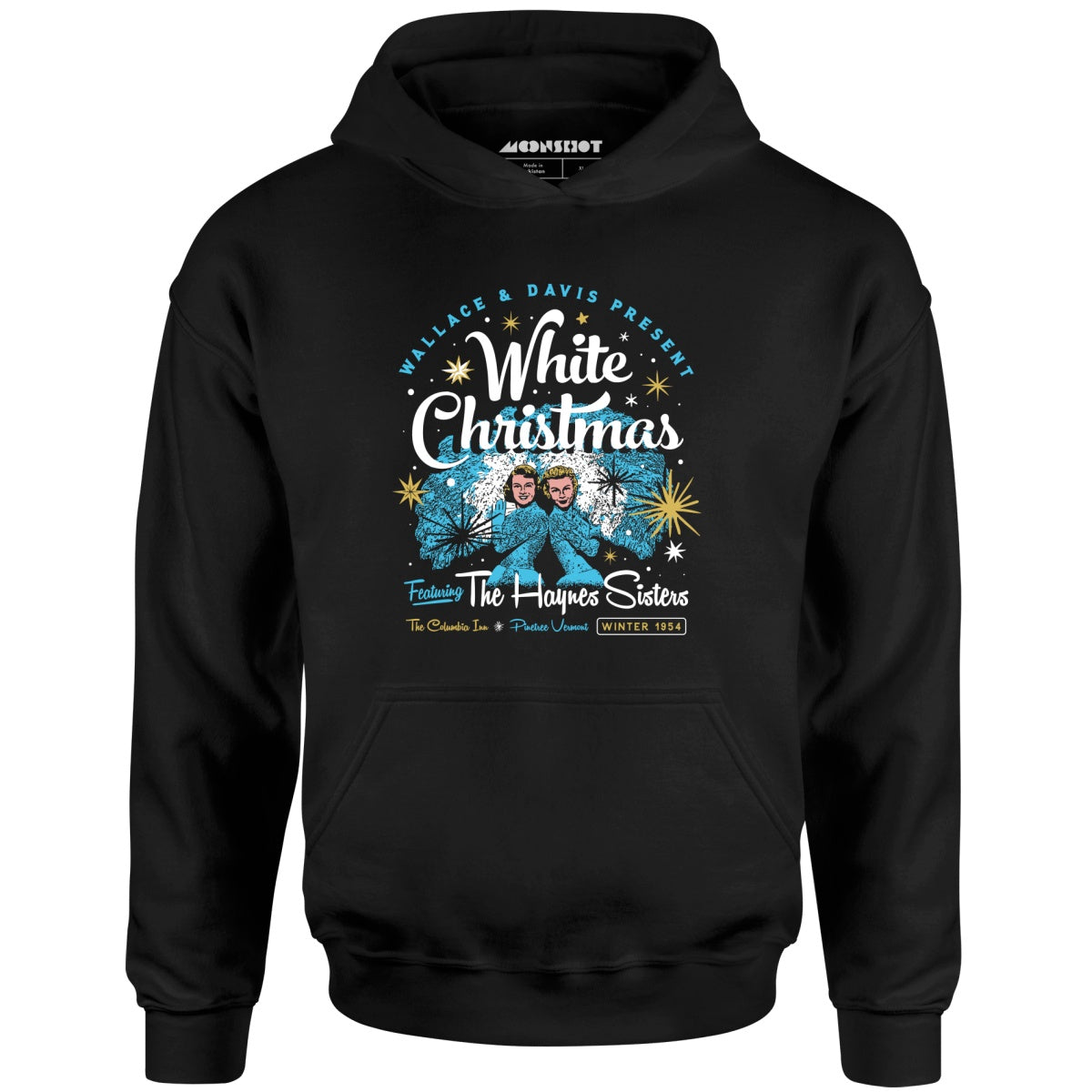 Haynes Sisters White Christmas 1954 - Unisex Hoodie – m00nshot