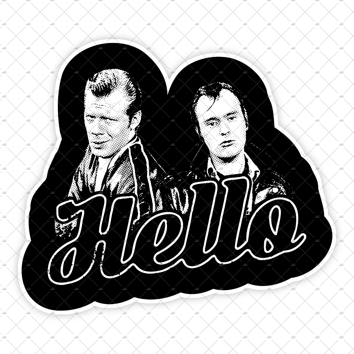 Hello Lenny and Squiggy - Sticker – m00nshot