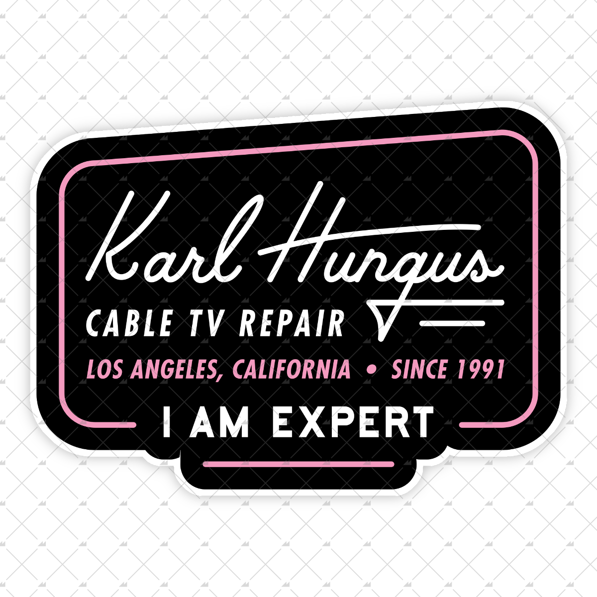 Karl Hungus Cable TV Repair - Sticker – m00nshot