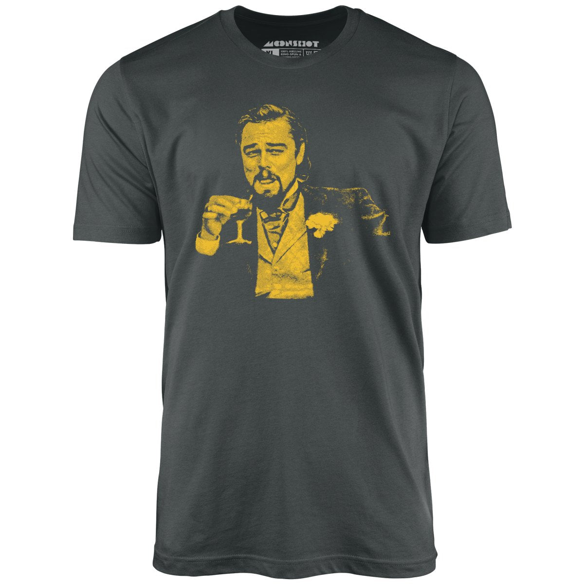 Leonardo DiCaprio Django Laughing Reaction Meme - Unisex T-Shirt – m00nshot