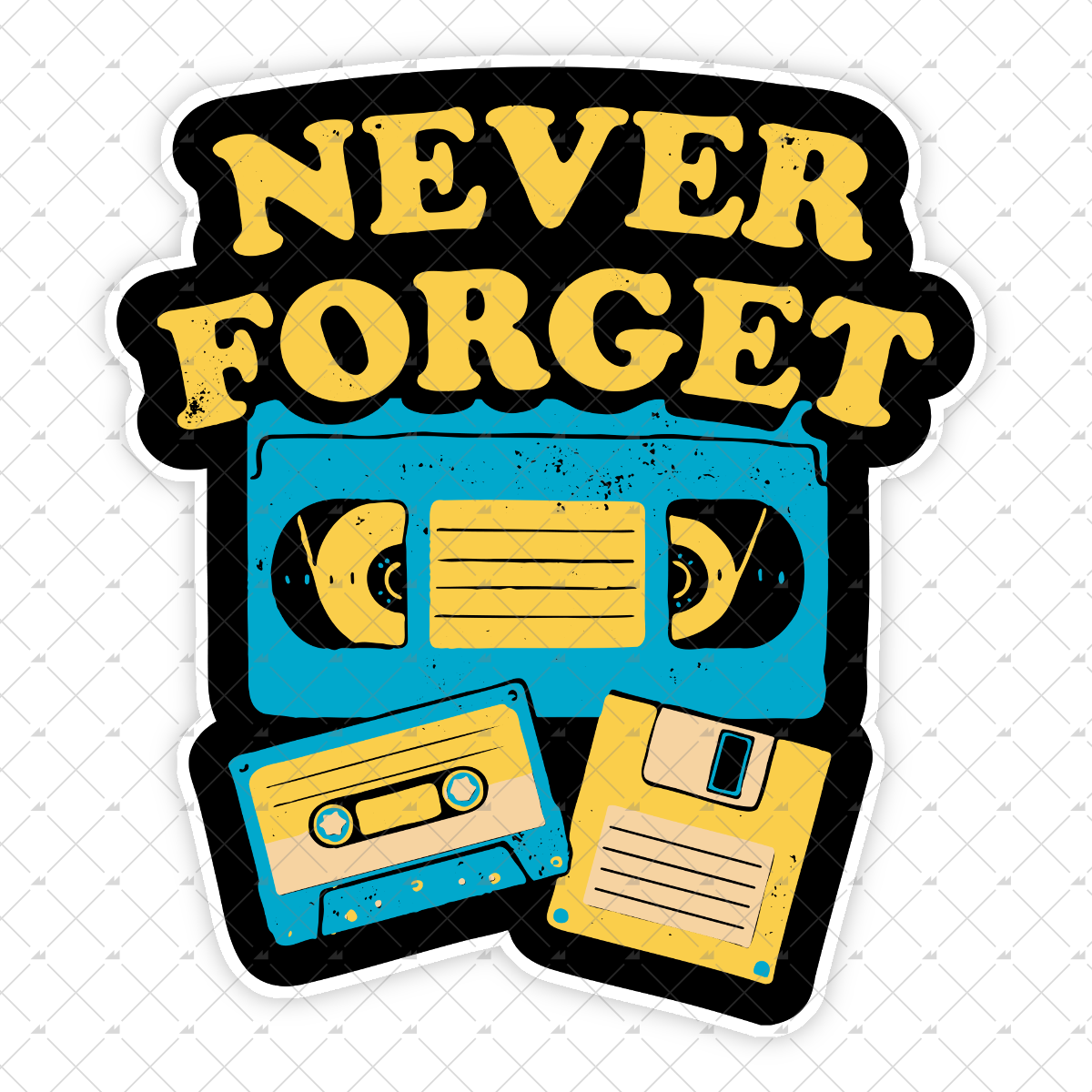 Never Forget - Sticker – m00nshot