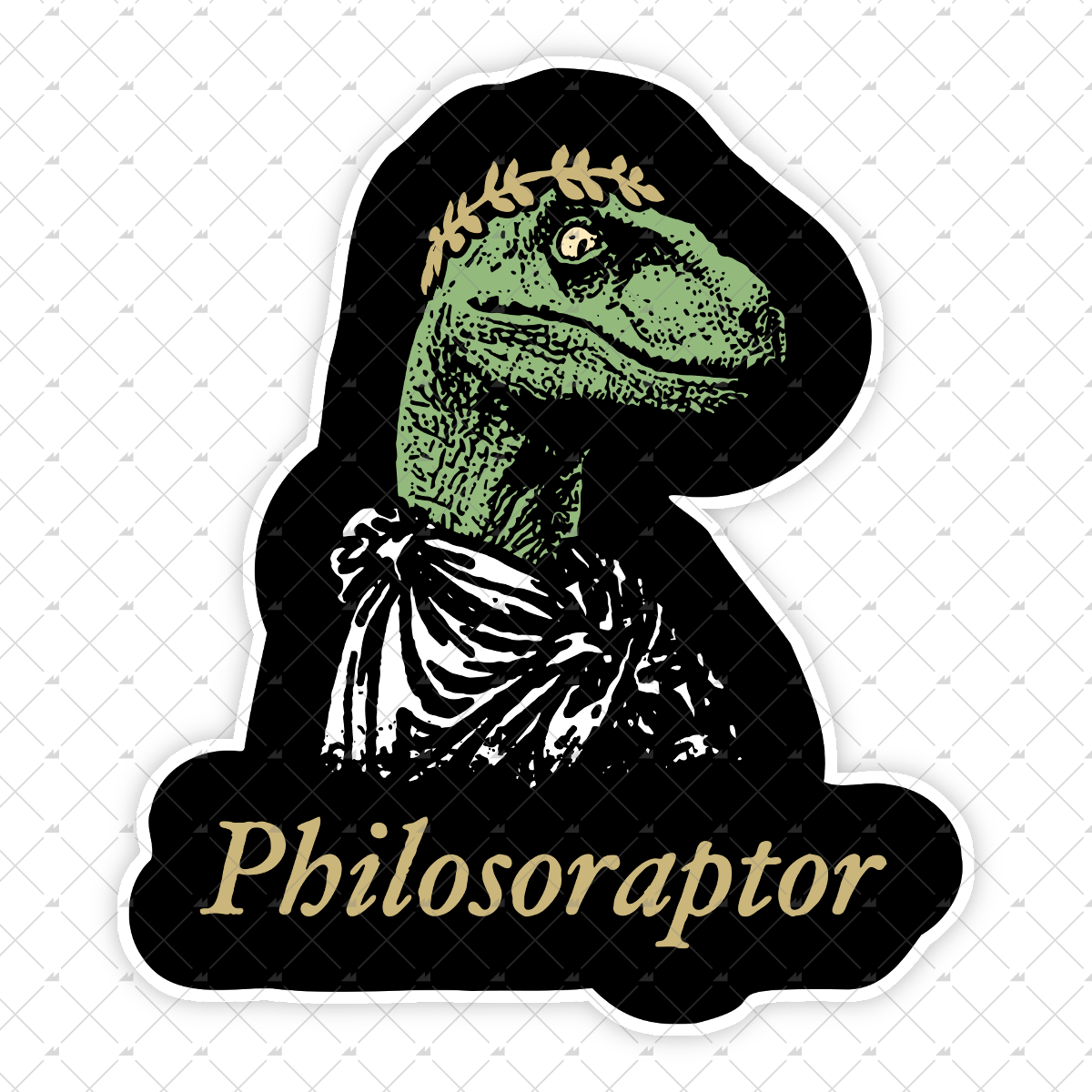 Philosoraptor - Sticker – m00nshot