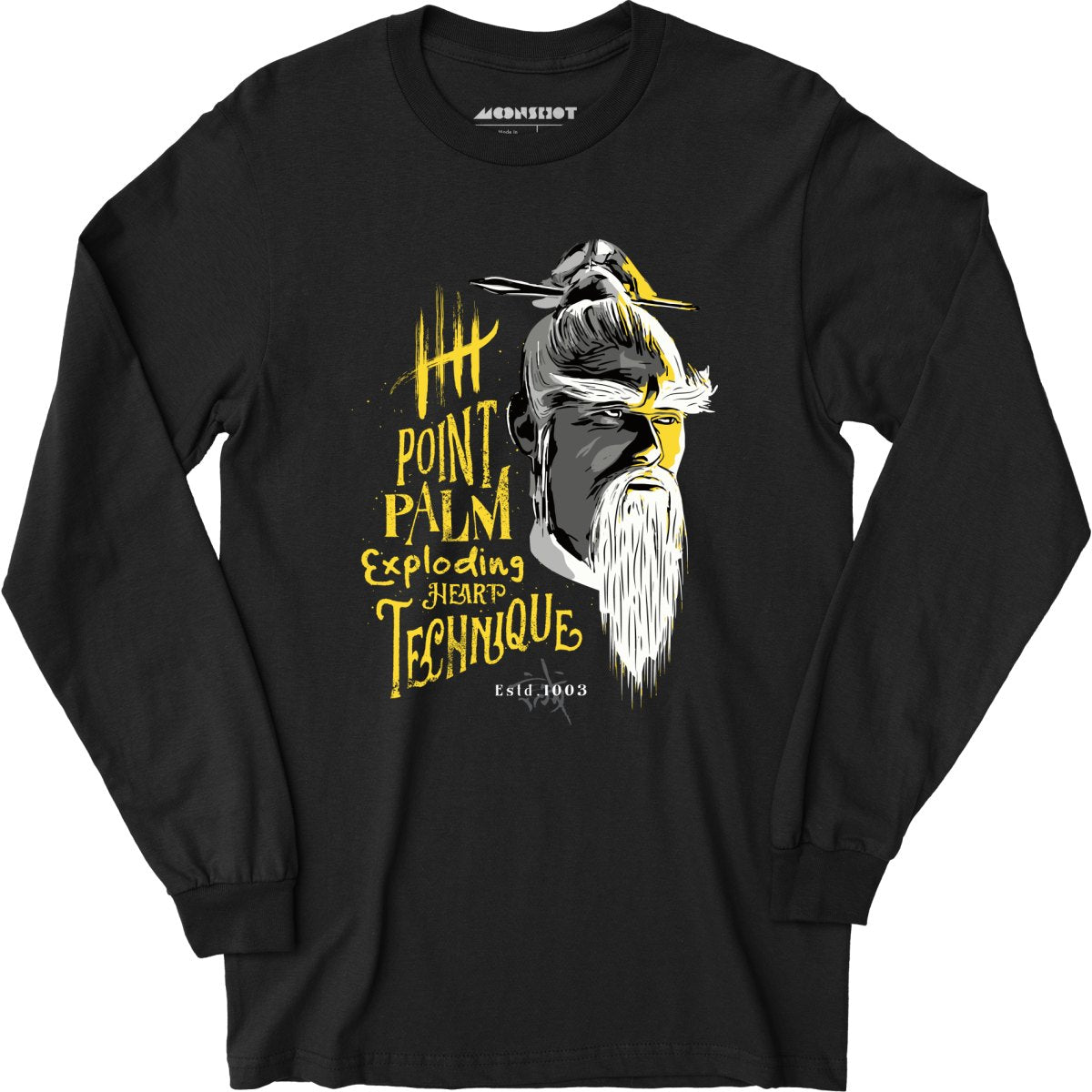 Point Palm Exploding Heart Technique - Long Sleeve T-Shirt – m00nshot