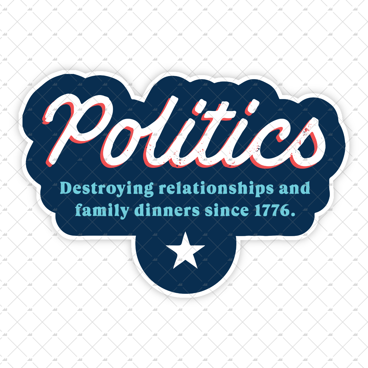 Politics - Sticker – m00nshot