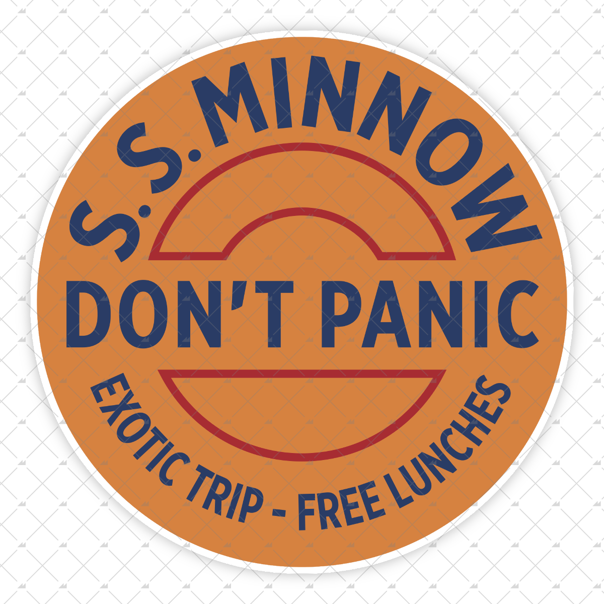 S.S. Minnow - Sticker – m00nshot