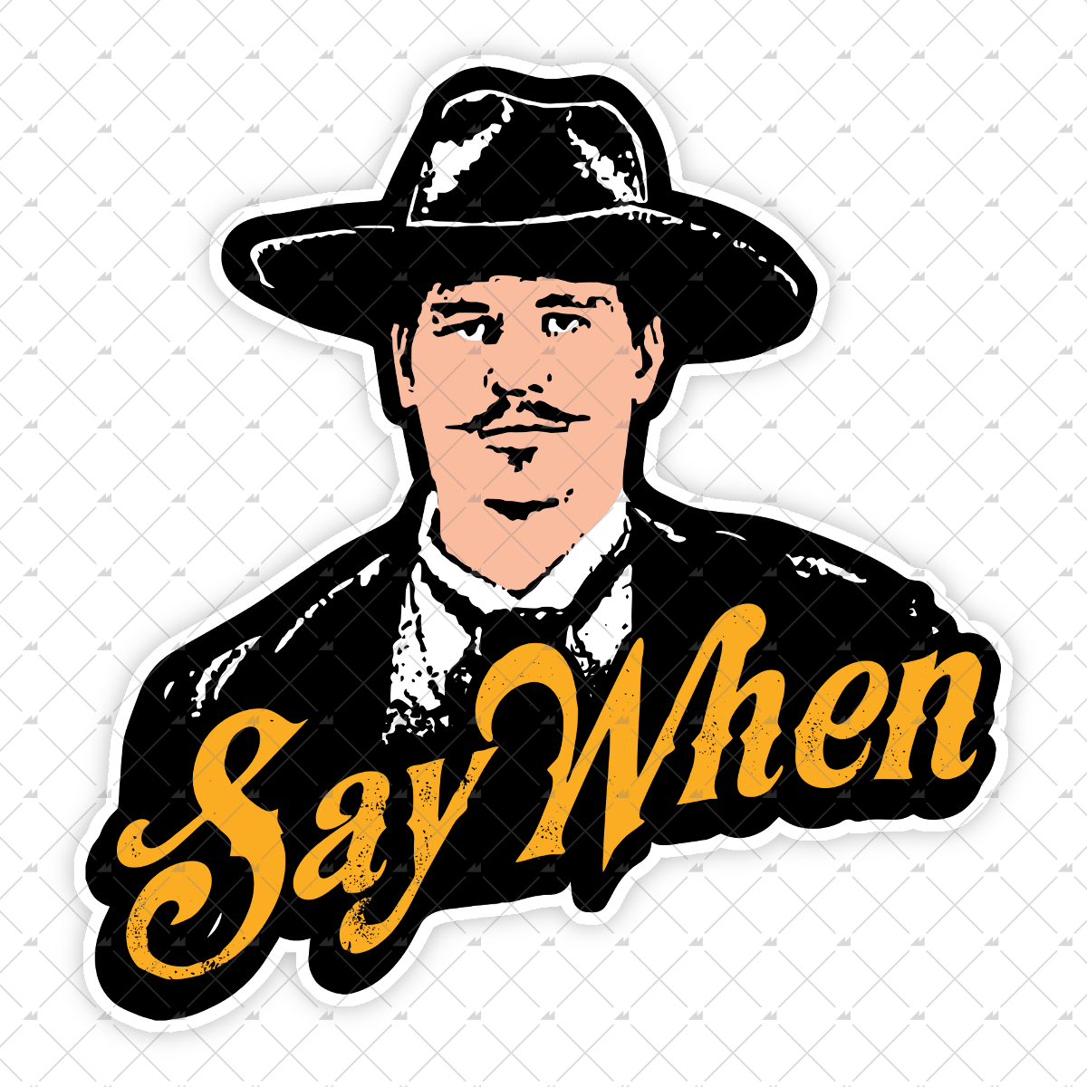 Say When - Sticker – m00nshot