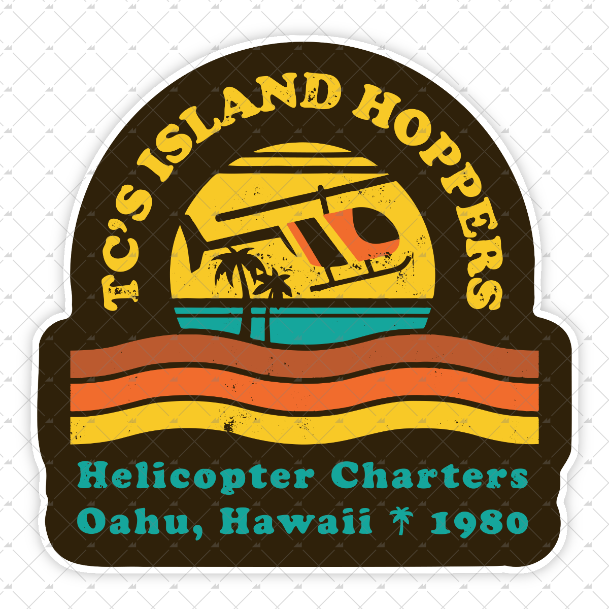 TC's Island Hoppers - Sticker – m00nshot