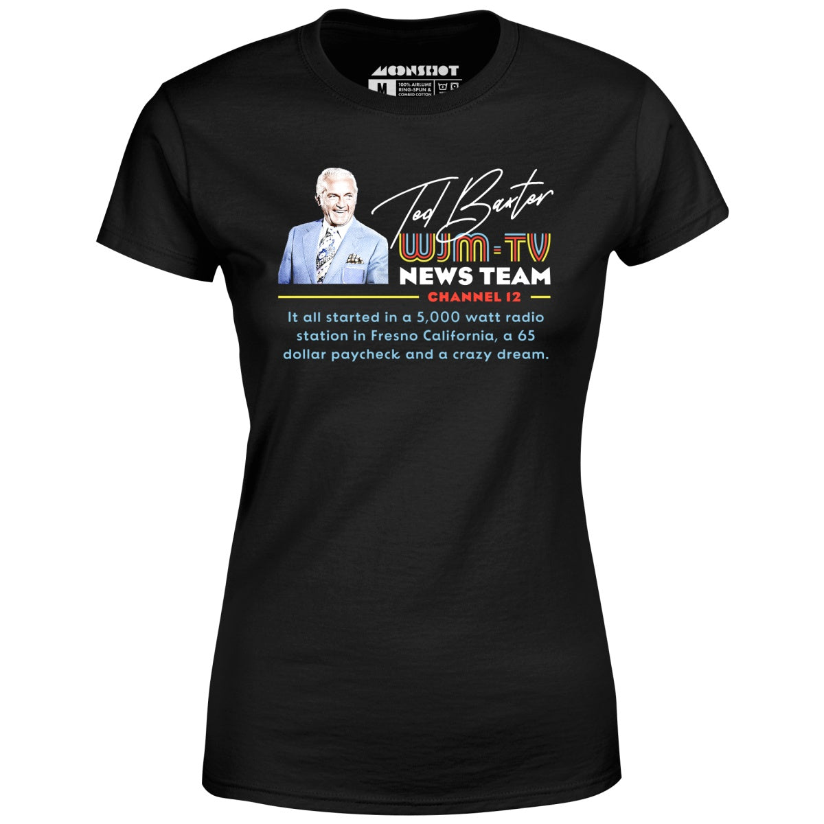 Ted Baxter - WJM-TV News Team - Women's T-Shirt – m00nshot