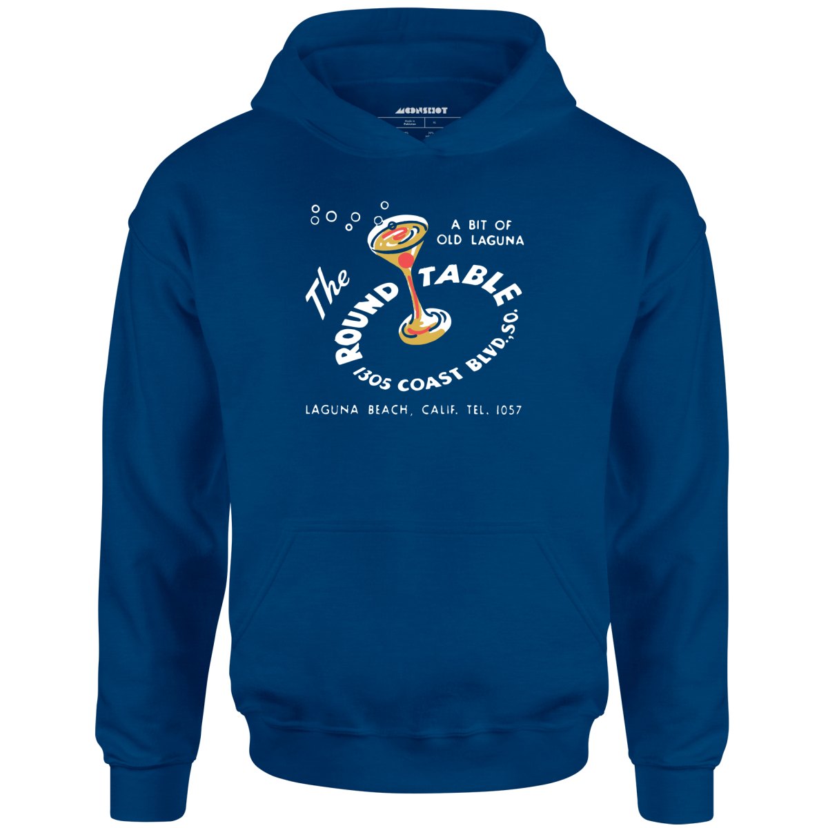 The Round Table - Laguna Beach, CA - Vintage Restaurant - Unisex Hoodie ...