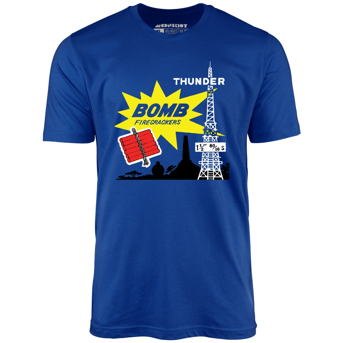 Thunder Bomb Retro Vintage Fireworks - Unisex T-Shirt – m00nshot