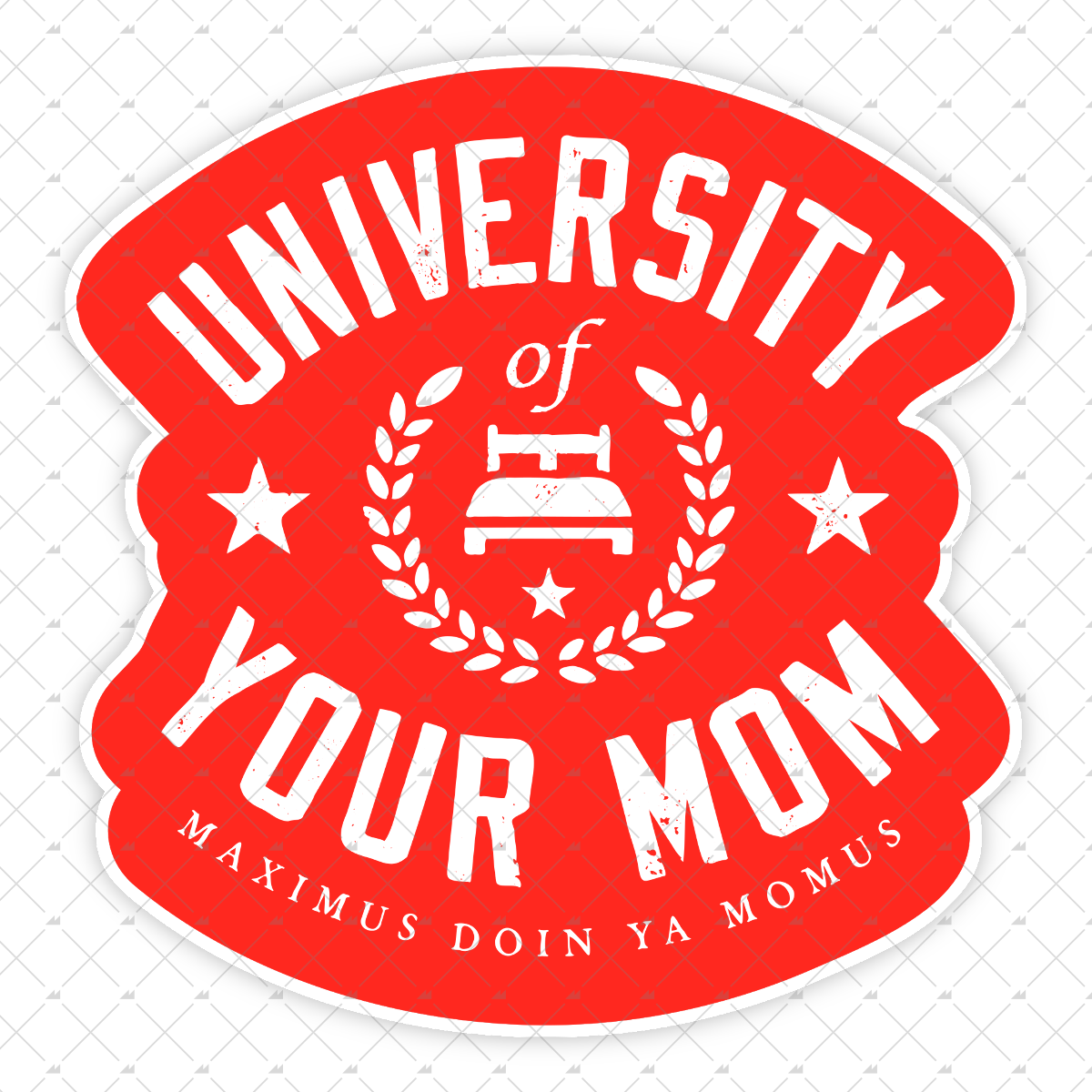 University of Your Mom - Sticker – m00nshot