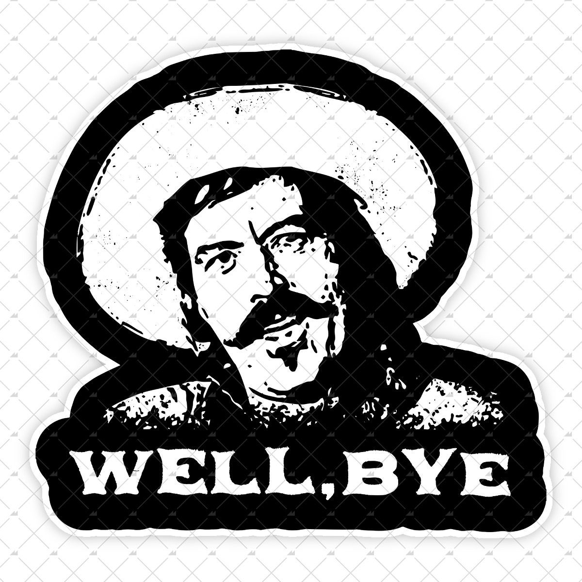 Well, Bye - Sticker – m00nshot