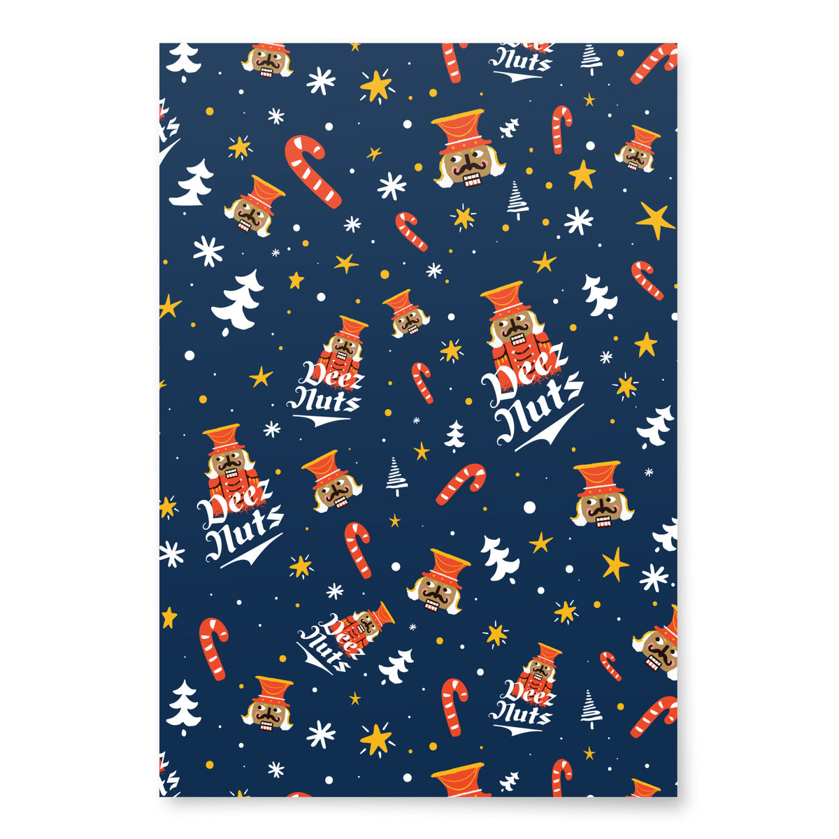 Deez Nuts Nutcracker - Wrapping Paper Sheets (3) – m00nshot