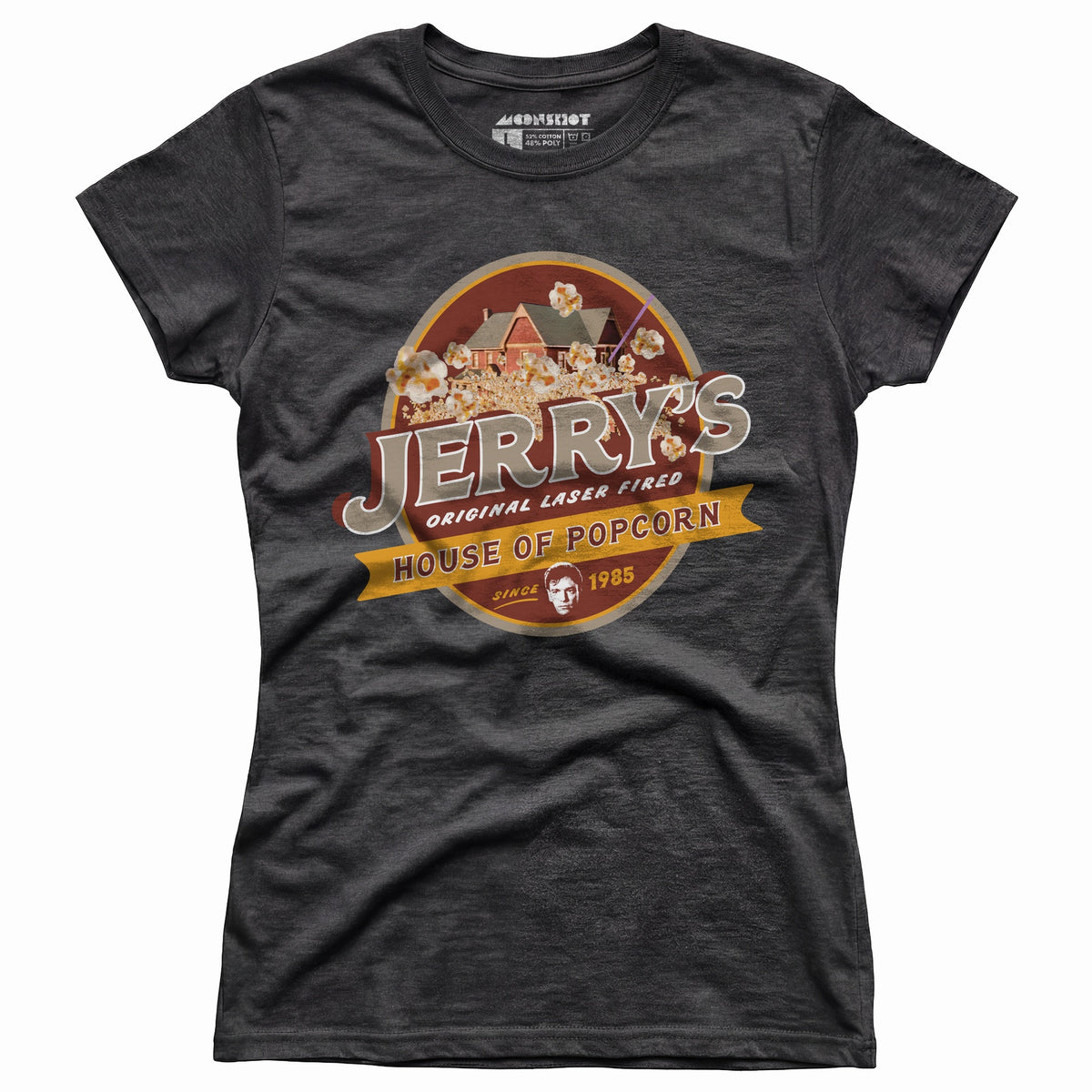 Real Genius - Jerry's House of Popcorn - Women's T-Shirt – m00nshot