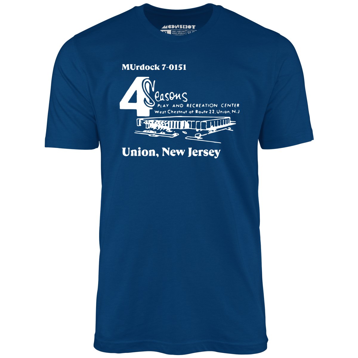 4 Seasons - Union, NJ - Vintage Bowling Alley - Unisex T-Shirt – m00nshot