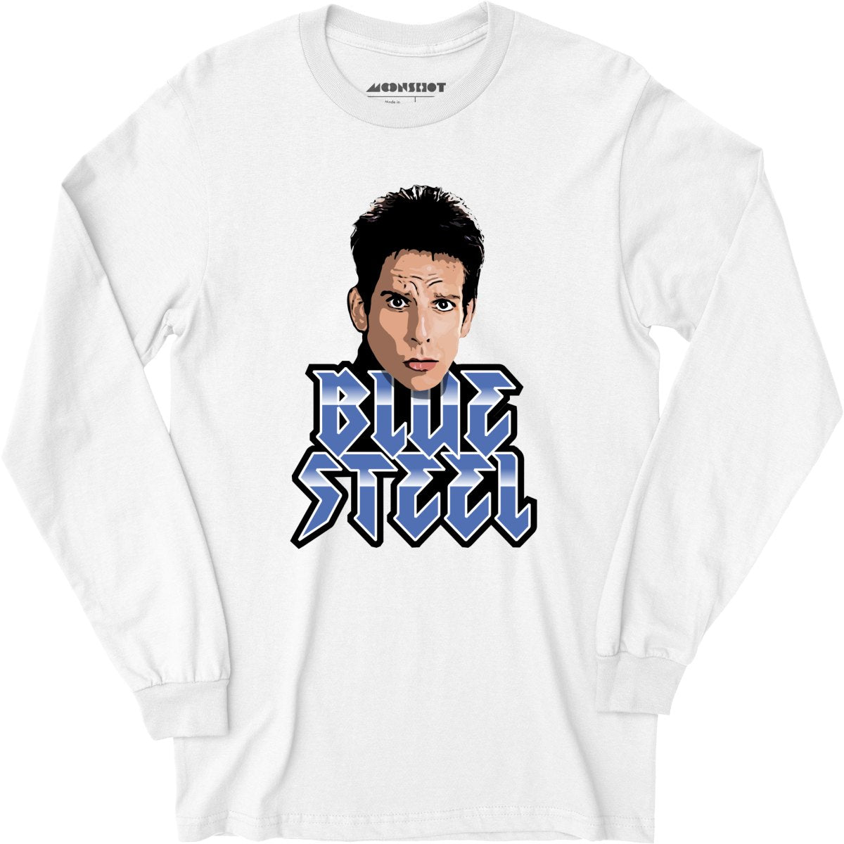 Blue Steel - Derek Zoolander - Long Sleeve T-Shirt – m00nshot