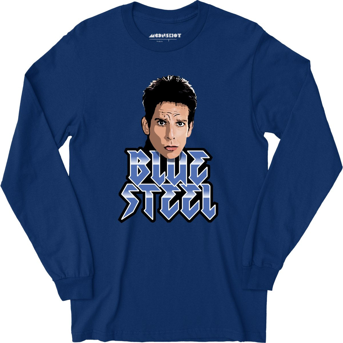 Blue Steel - Derek Zoolander - Long Sleeve T-Shirt – m00nshot