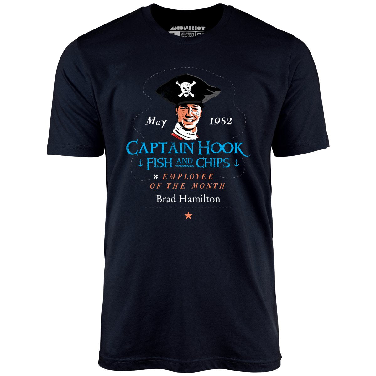 Brad Hamilton - Captain Hook Fish & Chips - Unisex T-Shirt – m00nshot