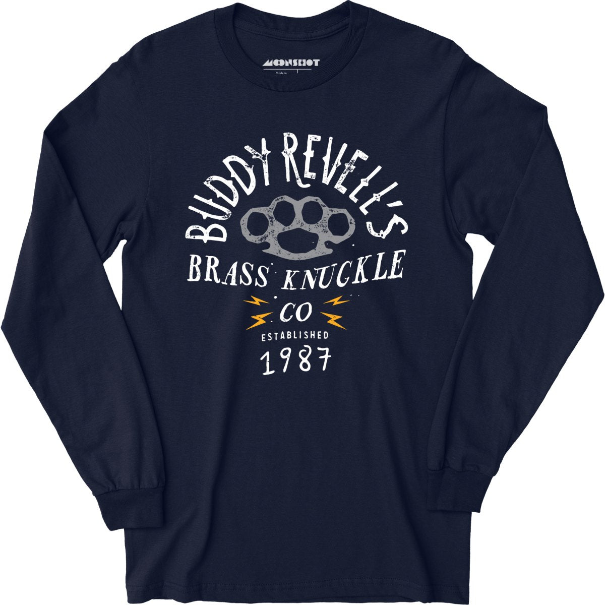 Buddy Revell's Brass Knuckle Co. - Long Sleeve T-Shirt – m00nshot