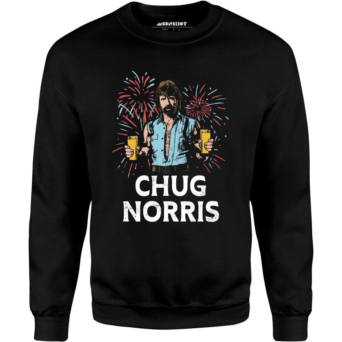 Chug Norris 4th of July - Unisex Sweatshirt – m00nshot