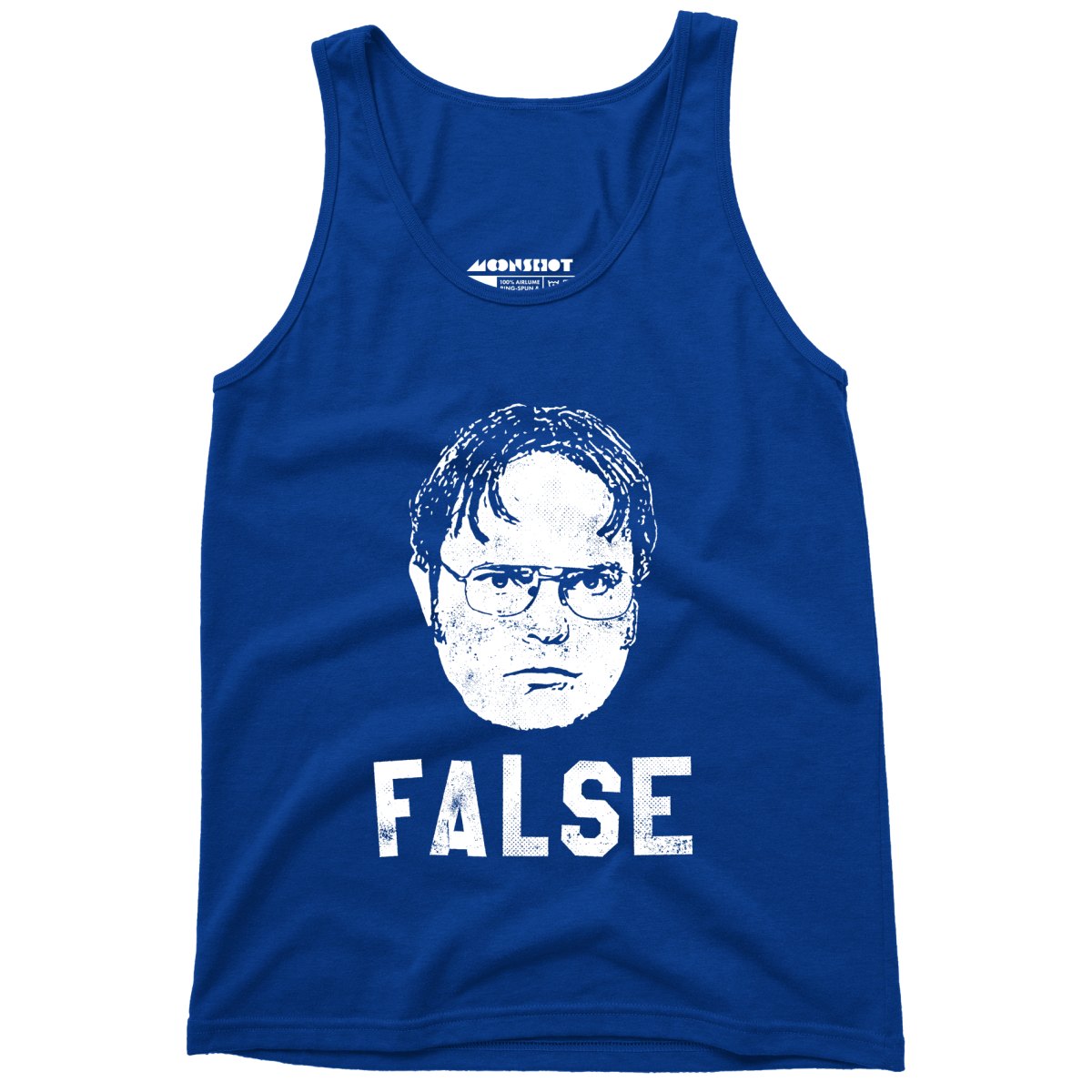 Dwight Schrute - False - Unisex Tank Top – m00nshot