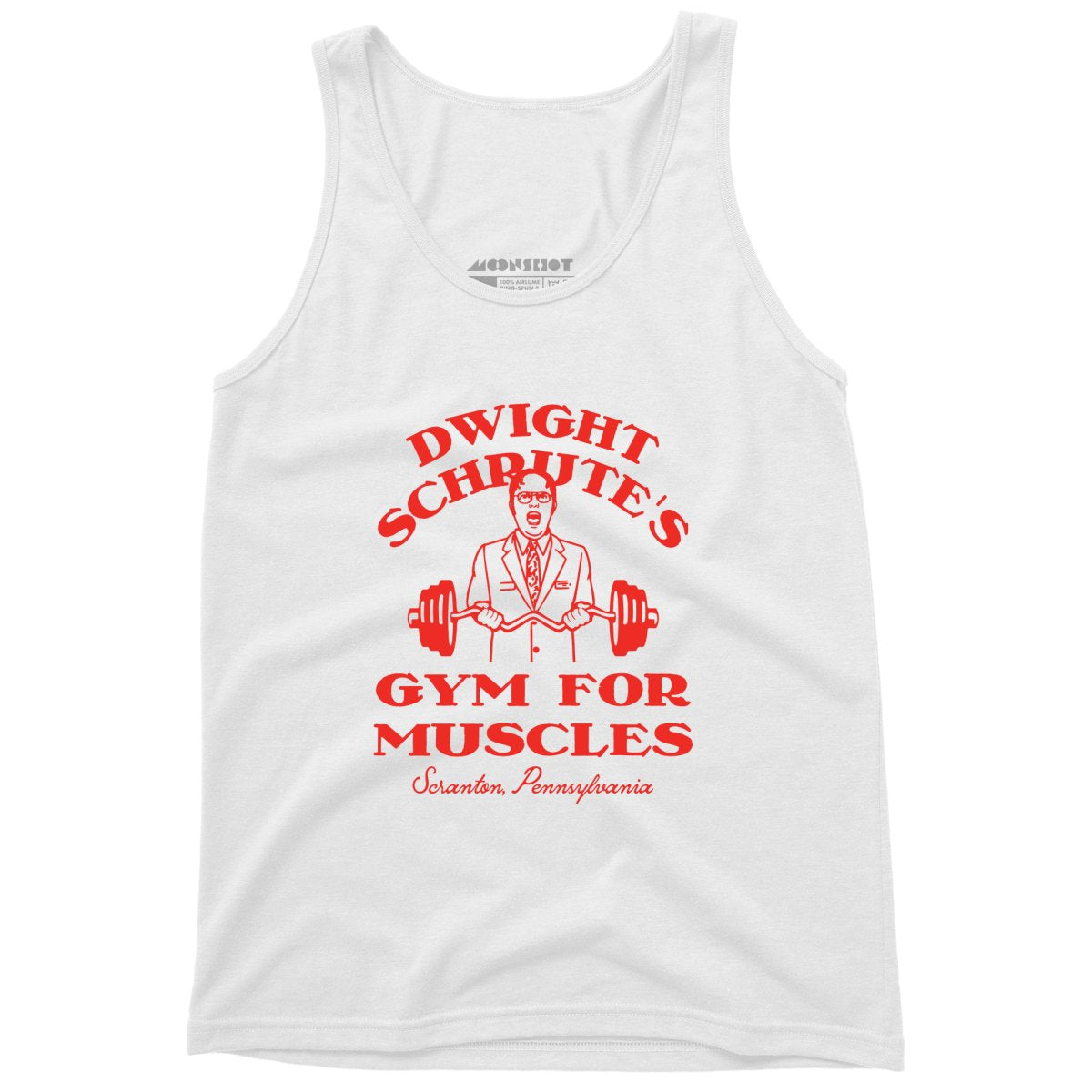 Dwight Schrute's Gym For Muscles - Unisex Tank Top – m00nshot