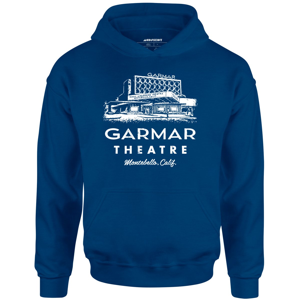 Garmar Theatre - Montebello, CA - Vintage Theatre - Unisex Hoodie ...