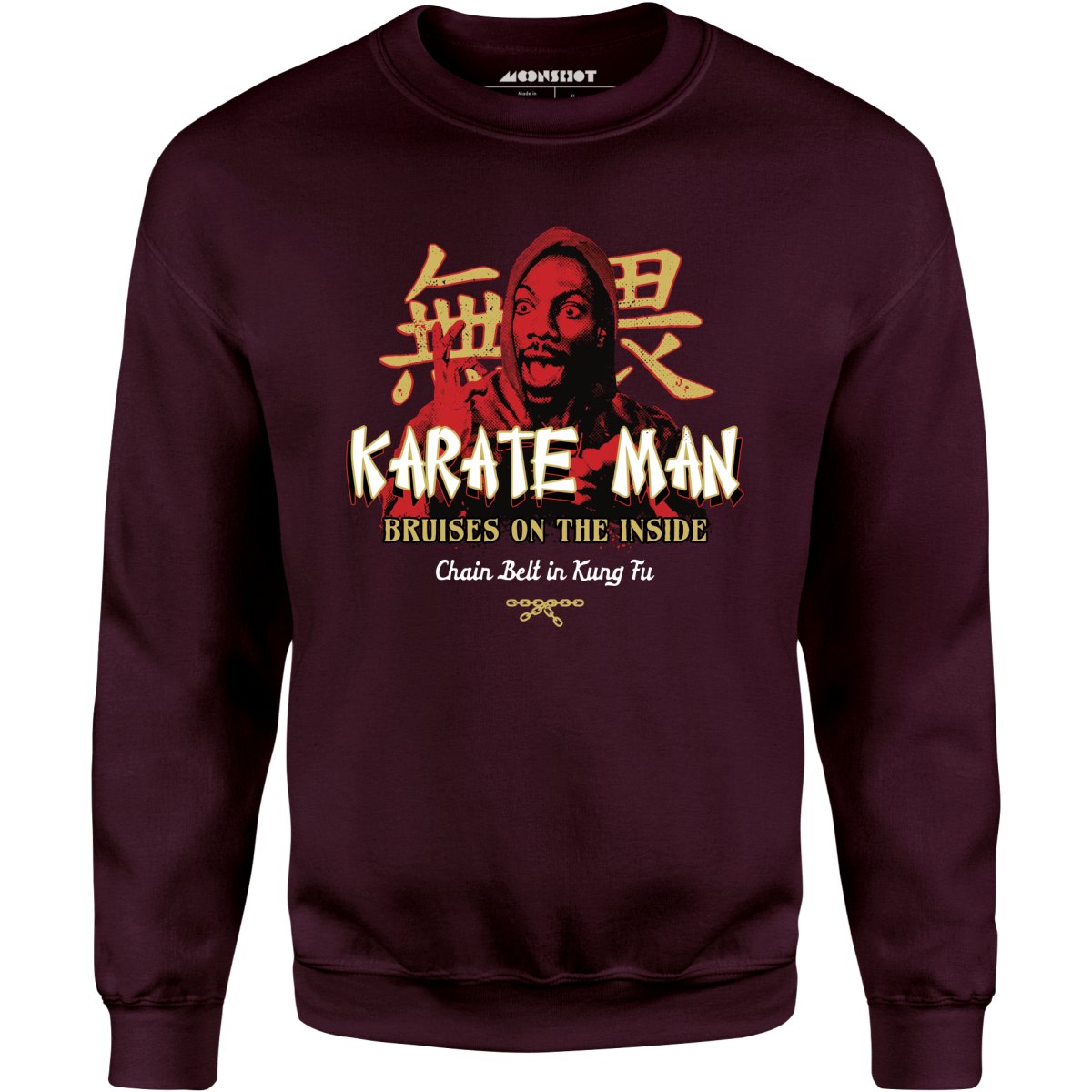 Karate Man - Chain Belt in Kung Fu - Unisex Sweatshirt – m00nshot