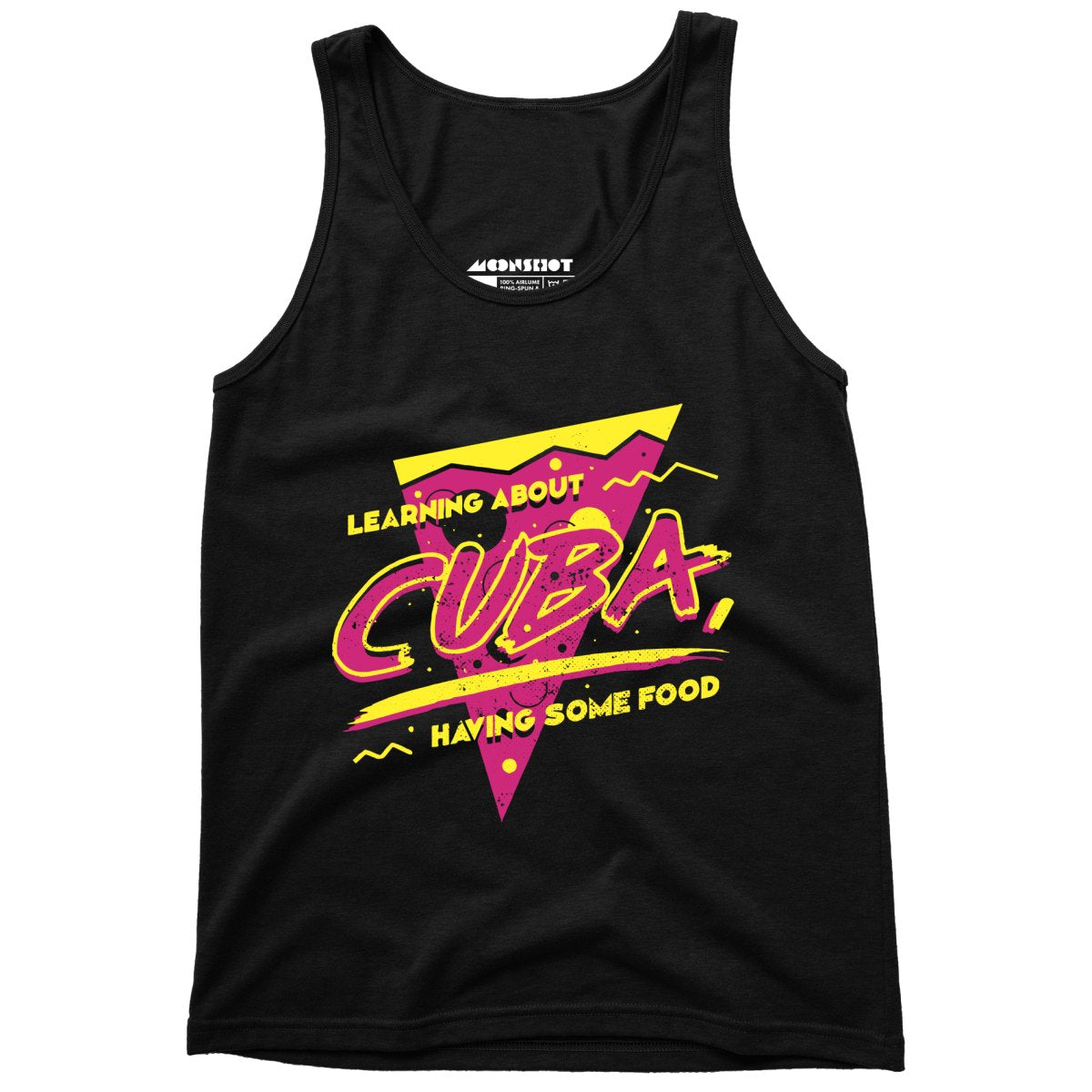 Learning About Cuba Having Some Food - Unisex Tank Top – m00nshot