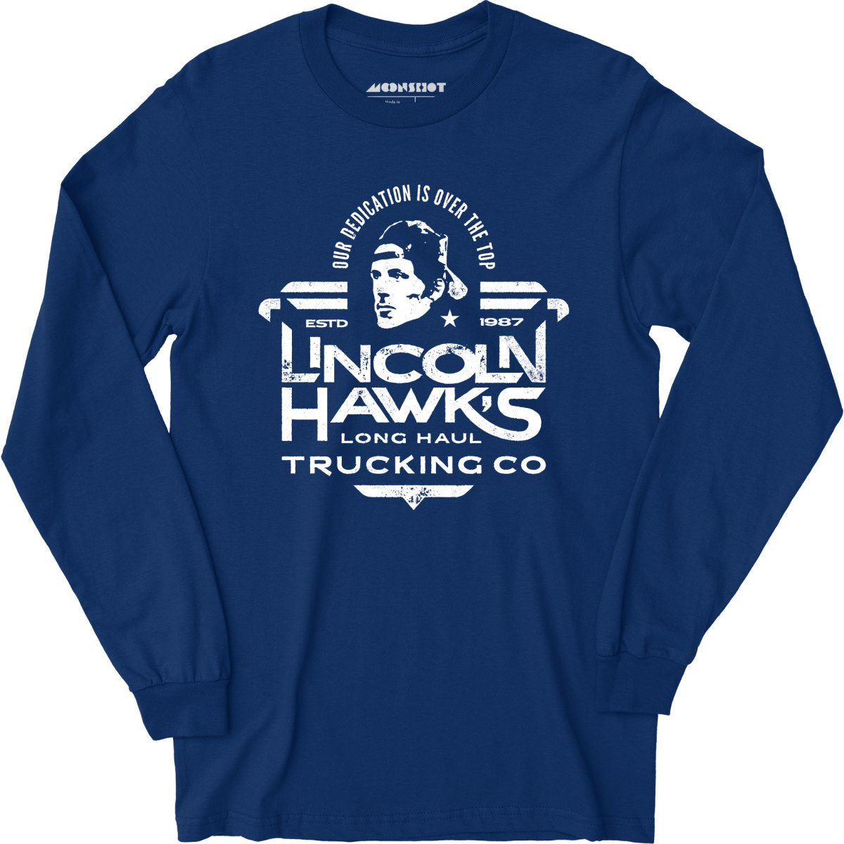 Lincoln Hawk's Trucking Co. - Long Sleeve T-Shirt – m00nshot