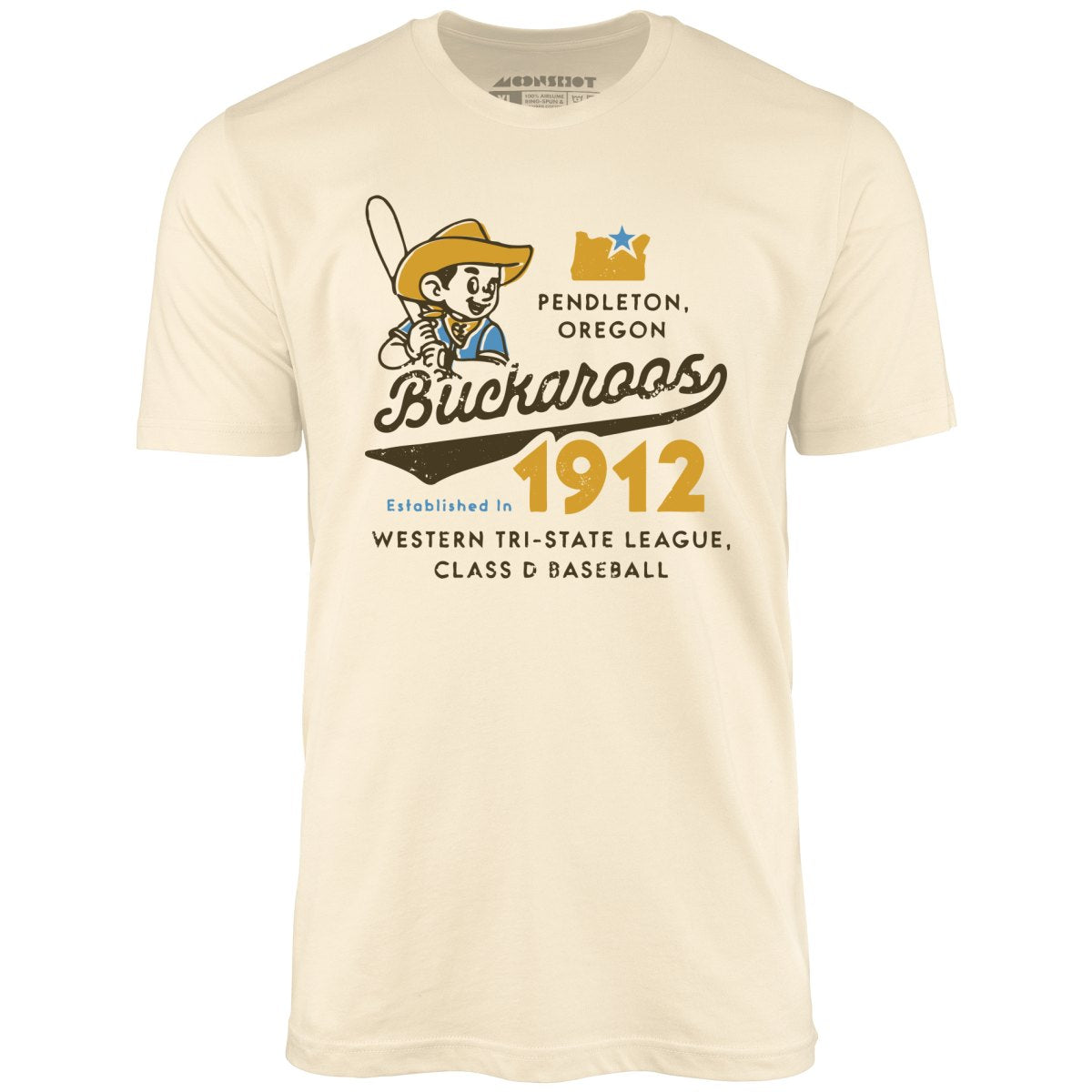 Pendleton Buckaroos - Oregon - Vintage Defunct Baseball Teams - Unisex ...