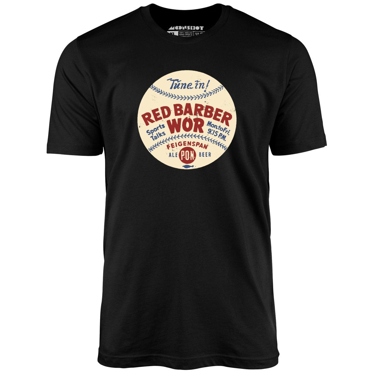 Red Barber - WOR Radio - Unisex T-Shirt – m00nshot