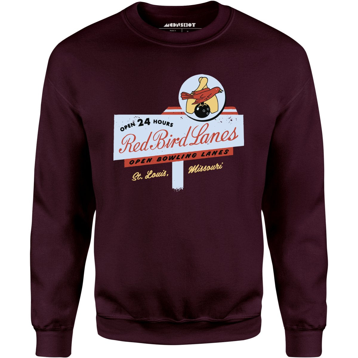 Red Bird Lanes v2 - St. Louis, MO - Vintage Bowling Alley - Unisex ...