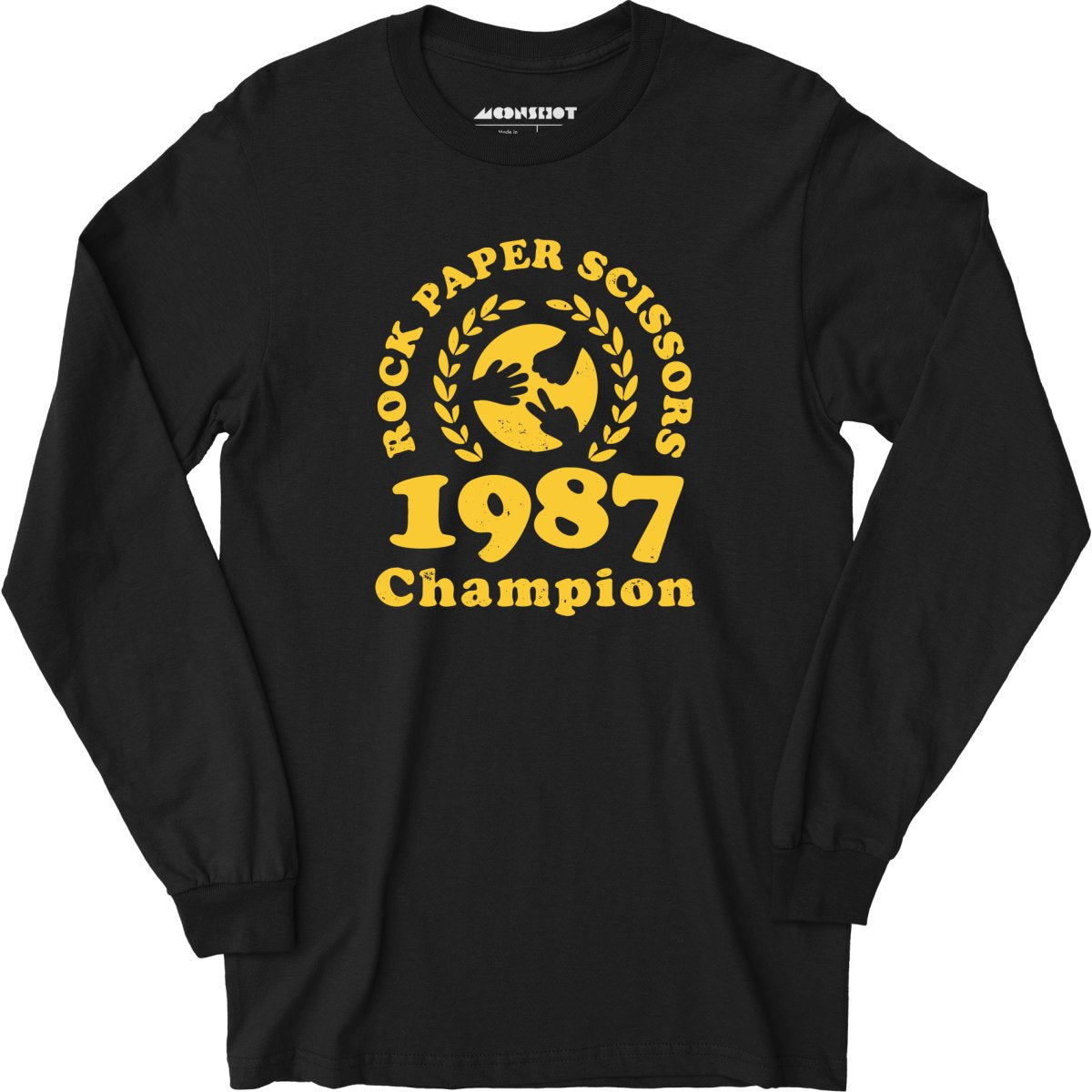 Rock Paper Scissors Champion - Long Sleeve T-Shirt – m00nshot